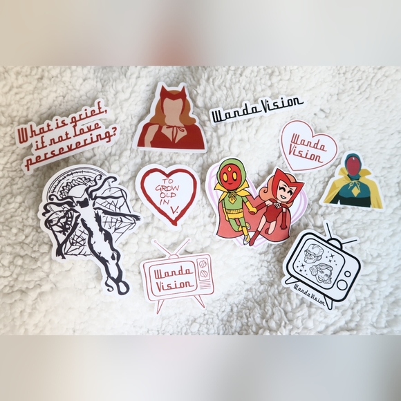 Hand Crafted | Office | Wandavision Stickers Scarlet Witch Wanda Vision ...